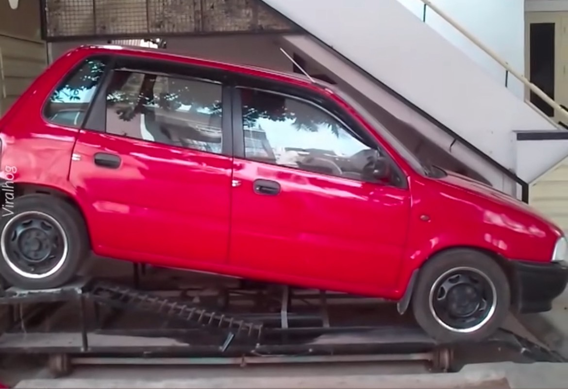 Man Builds Unique Parking Garage Under Stairs | EpochTV