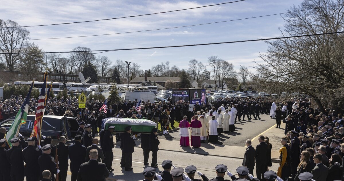 Funeral Held for Slain New York City Police Officer Jonathan Diller