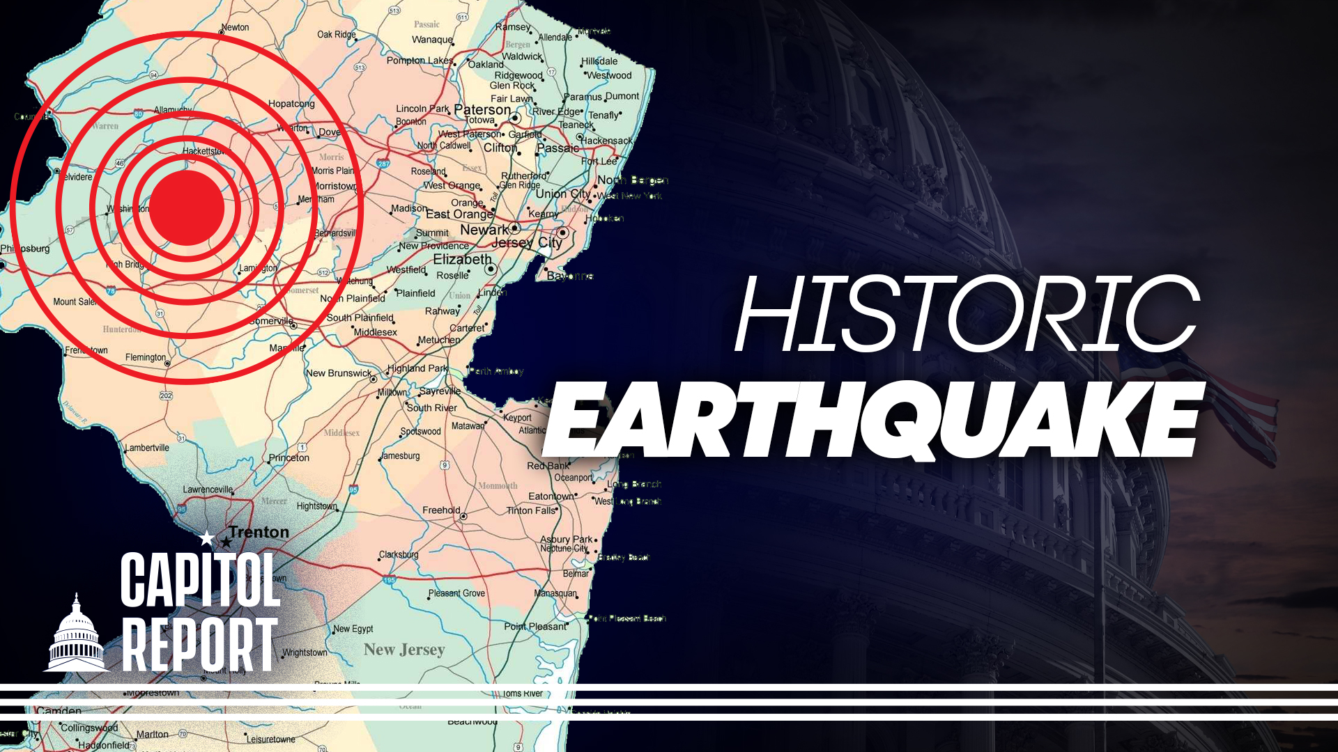 East Coast Rocked by Historic Magnitude 4.8 Earthquake | Capitol Report ...