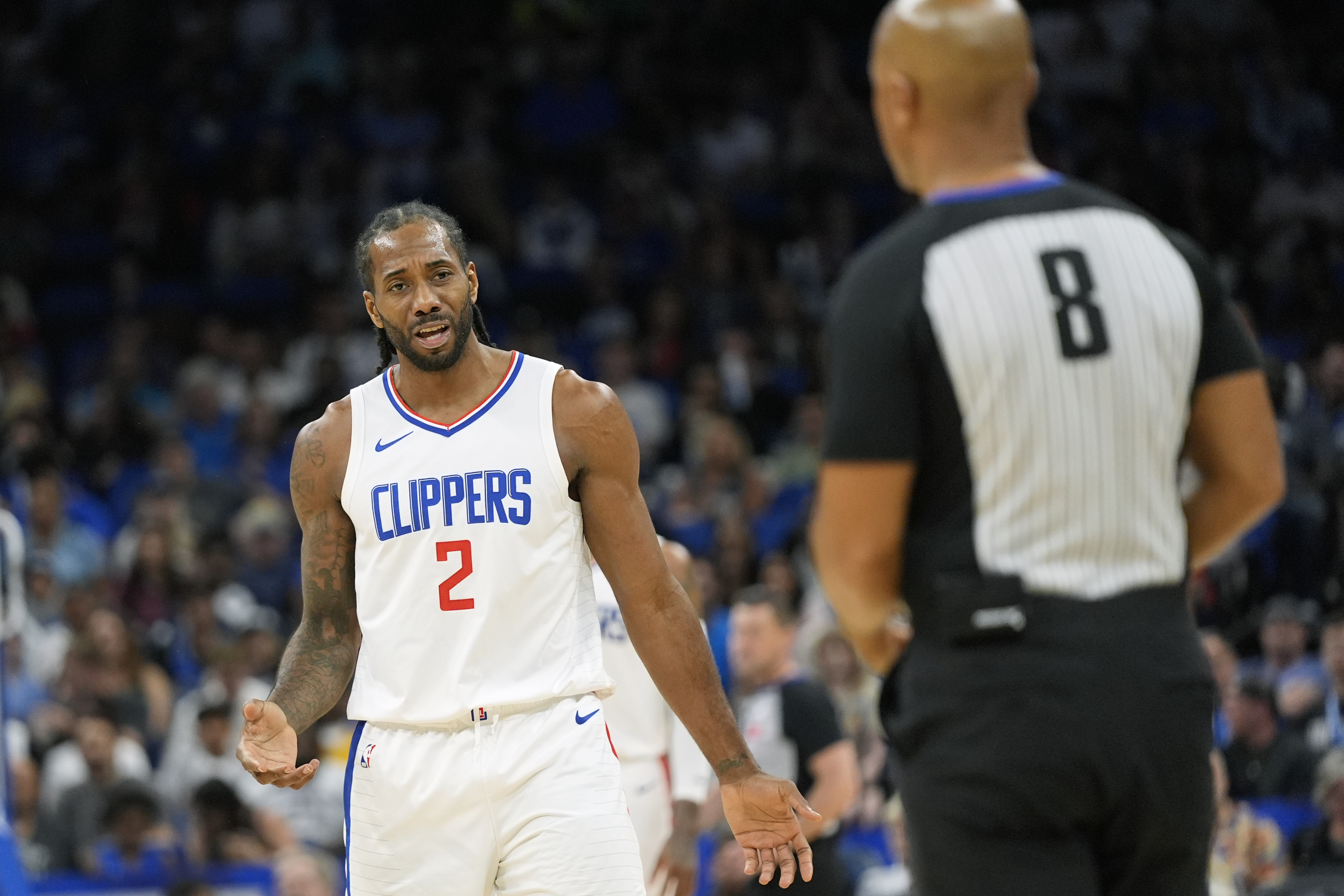 Clippers’ Star Leonard Very Much a Question Mark for Playoff Opener ...