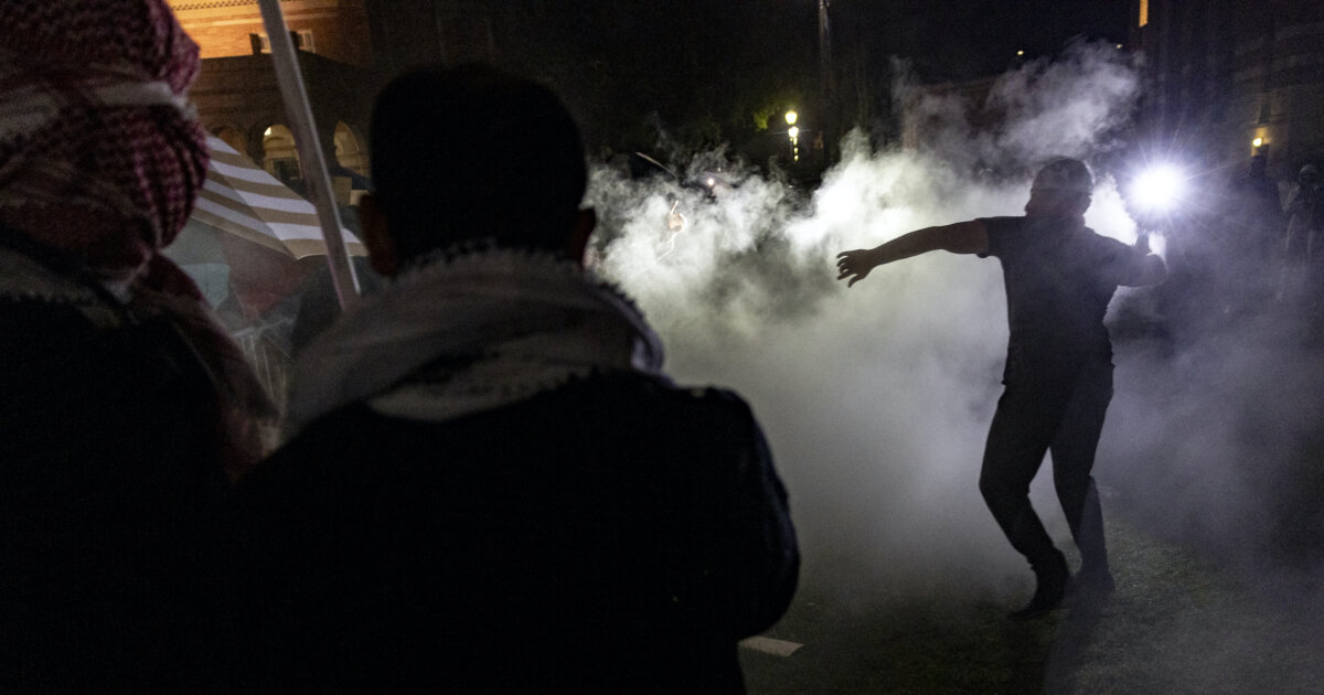 Man, 18, Arrested For Alleged Assault on UCLA Pro-Palestinian Protesters