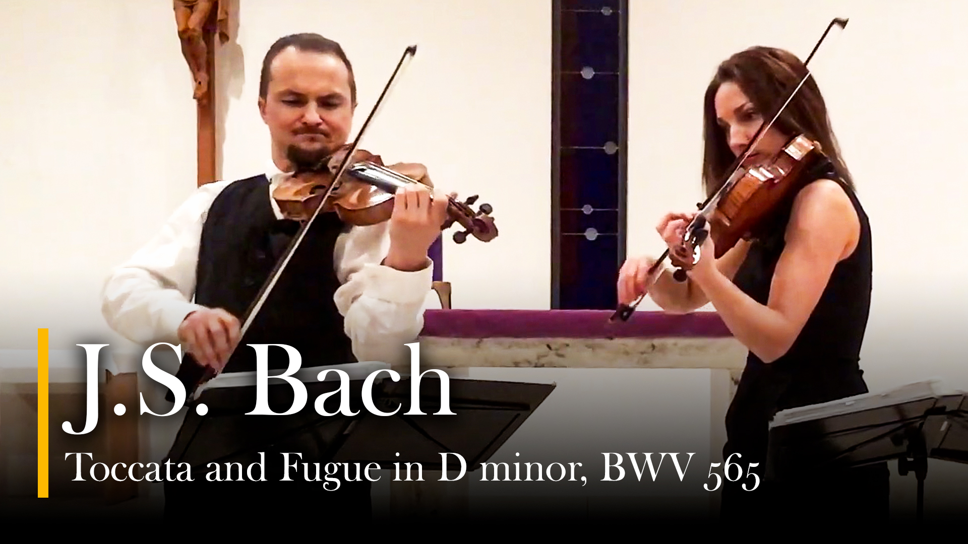 J.S. Bach: Toccata and Fugue in D Minor, BWV 565 | Duo Divites | EpochTV