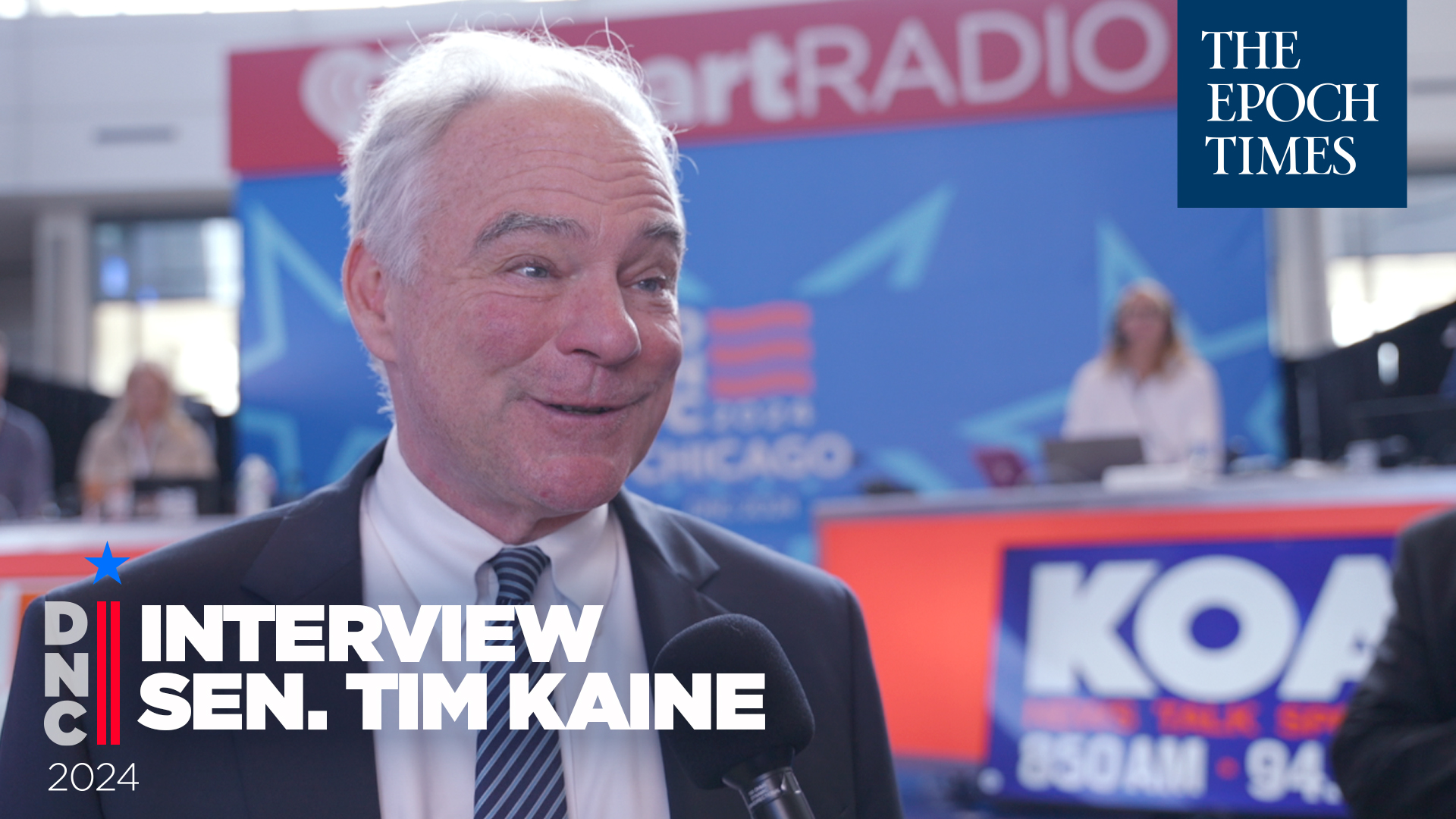 Sen. Tim Kaine Says He ‘Feels Good’ About Virginia Race | EpochTV