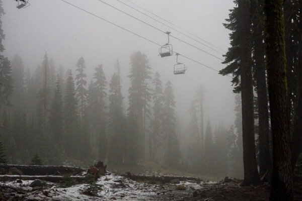 Rare August Snow Falls in California | California Insider