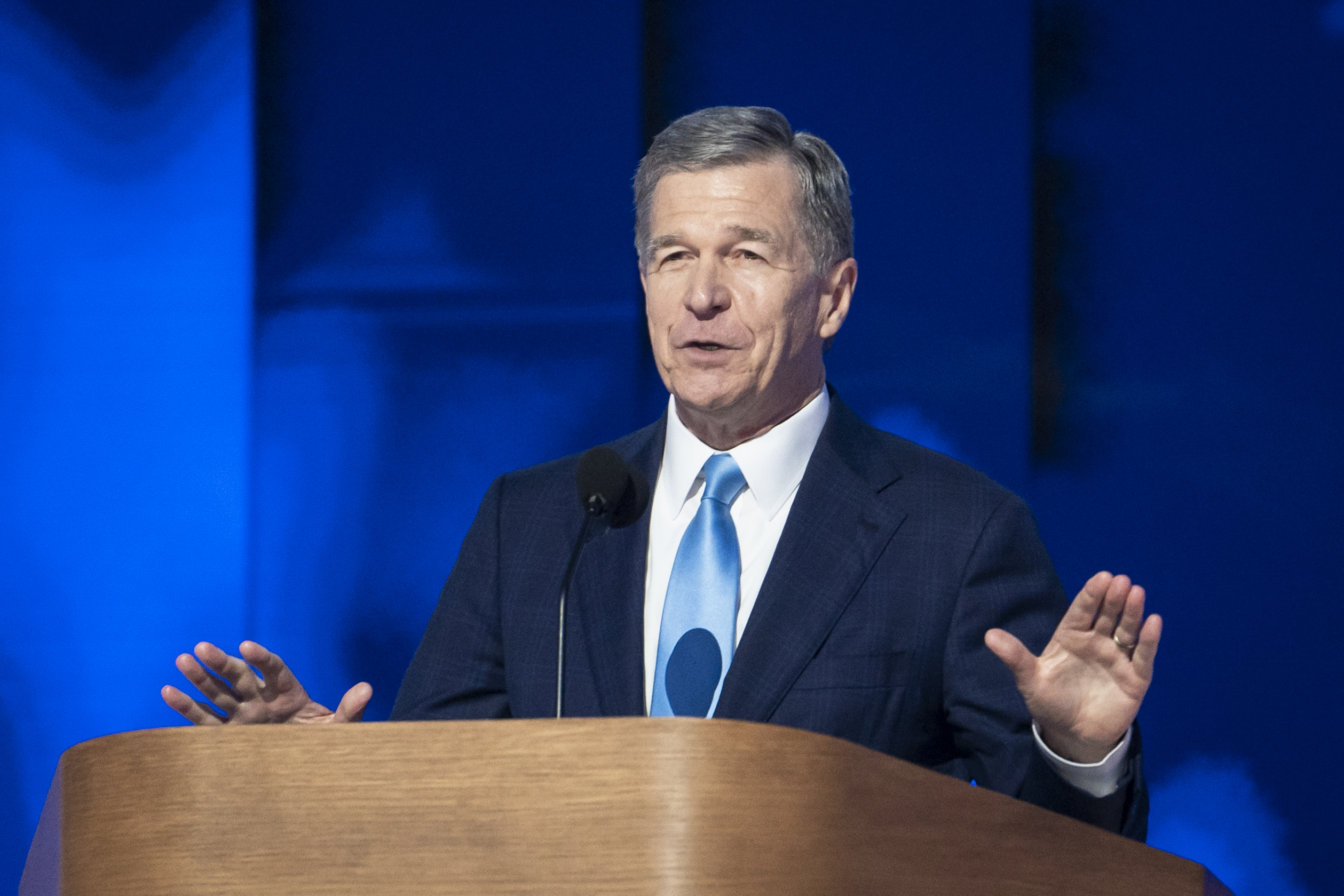 North Carolina Gov. Cooper Holds News Conference | EpochTV