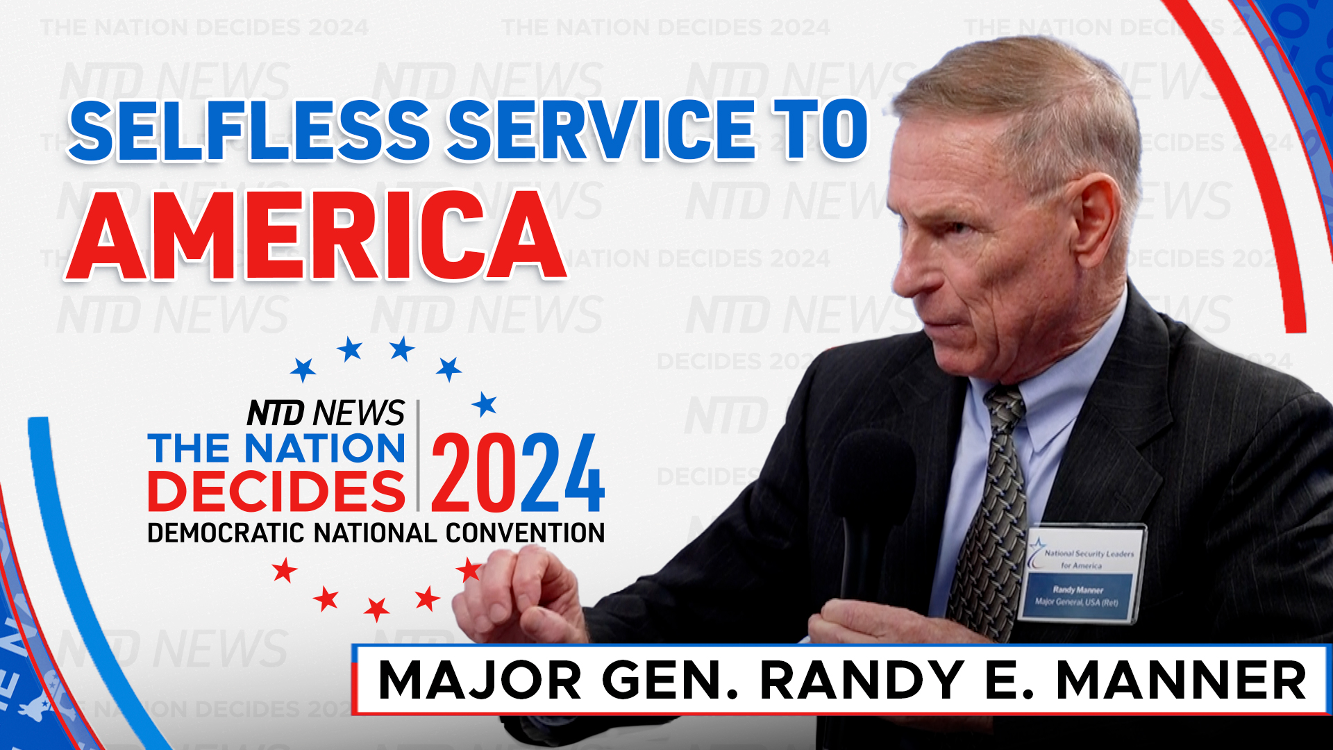 Major Gen. Randy Manner Discusses Serving the American People | EpochTV