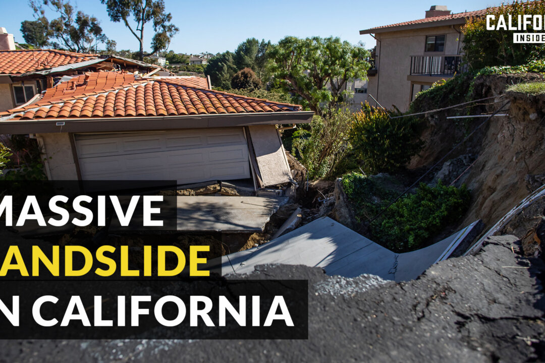 Massive Landslide in California Threatening Hundreds of Homes | Rancho Palos Verdes | The Epoch ...