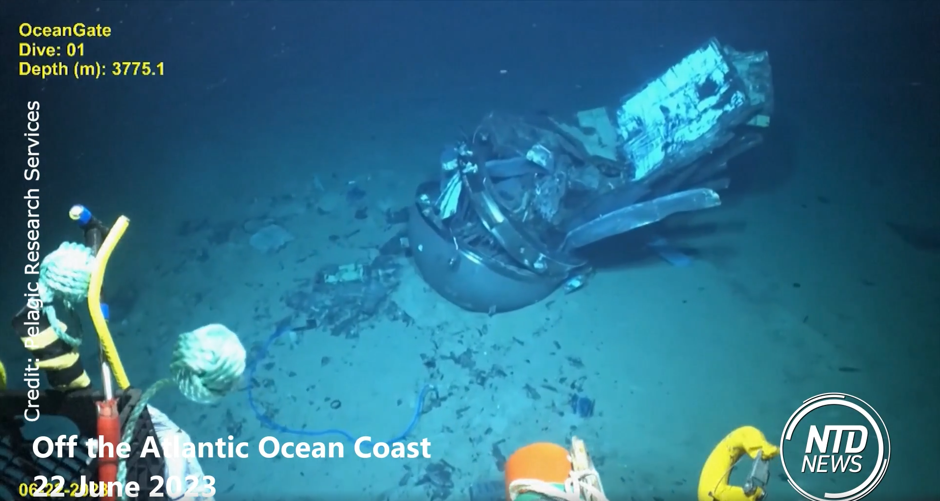 Coast Guard Releases Underwater Footage of Titan Submersible | EpochTV