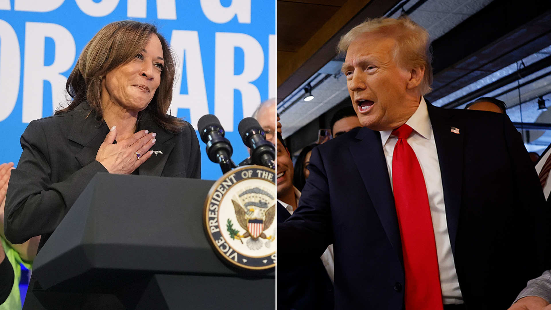 Trump, Harris Race to Deliver Closing Pitches in Battleground States ...