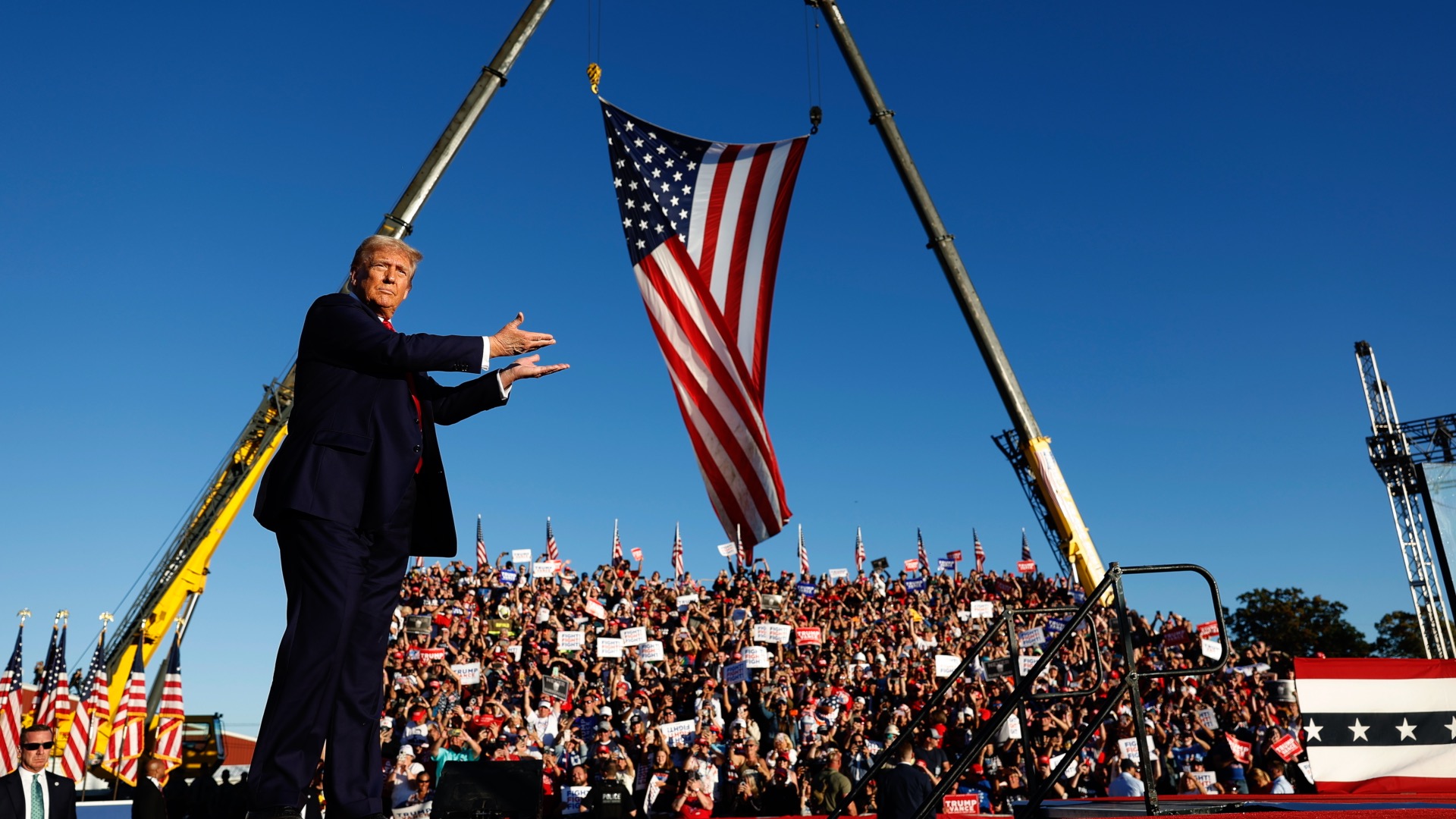 Trump Rallies at Site of Assassination Attempt; Harris Visits North ...