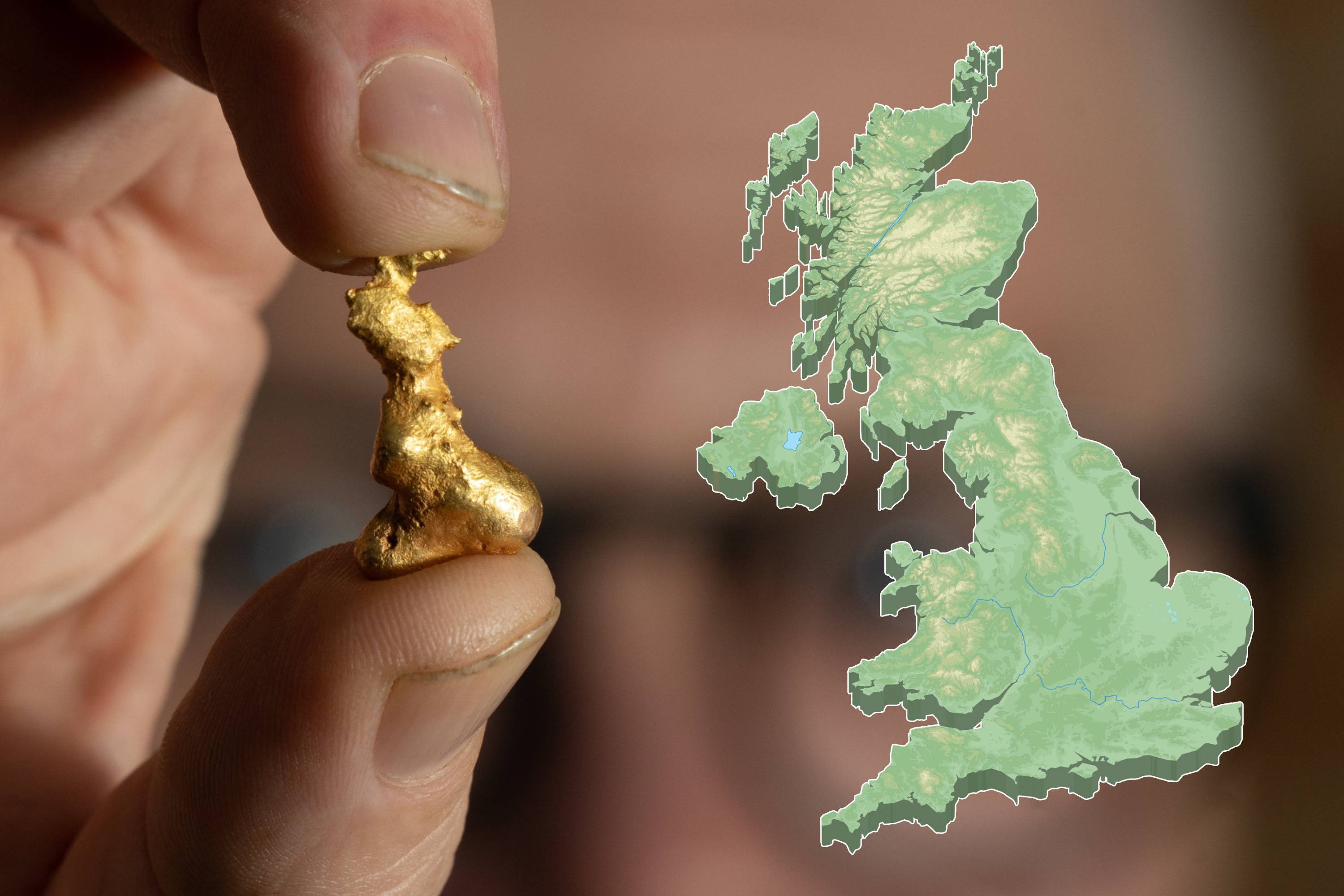 how to find gold in uk