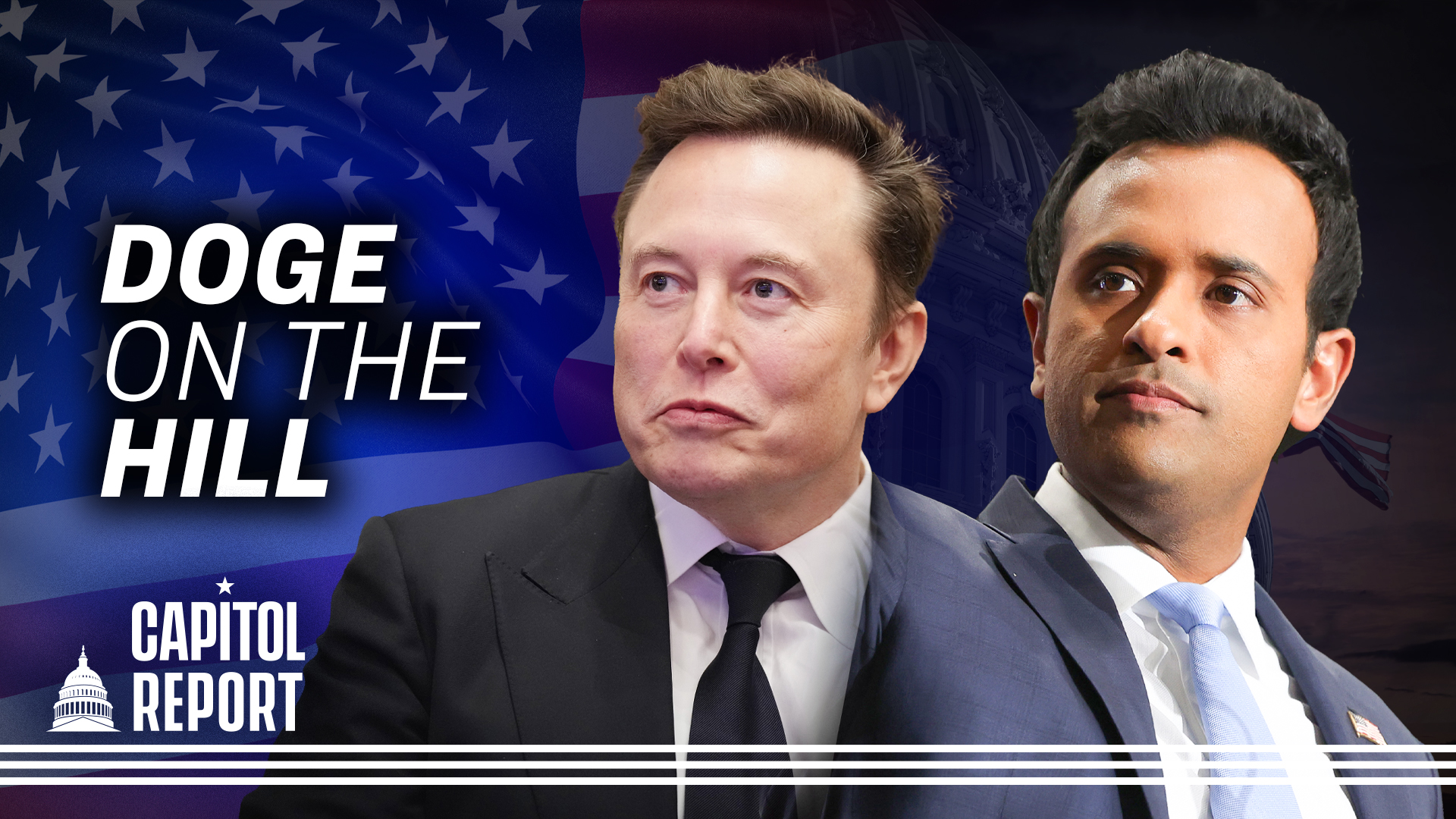 Musk and Ramaswamy Discuss DOGE With GOP Leaders on Capitol Hill | Capitol Report | EpochTV