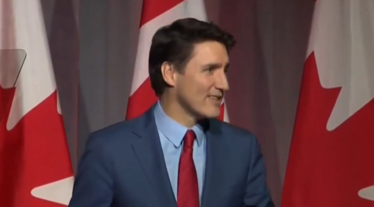 Canadian Prime Minister Trudeau Delivers Remarks at National Caucus ...