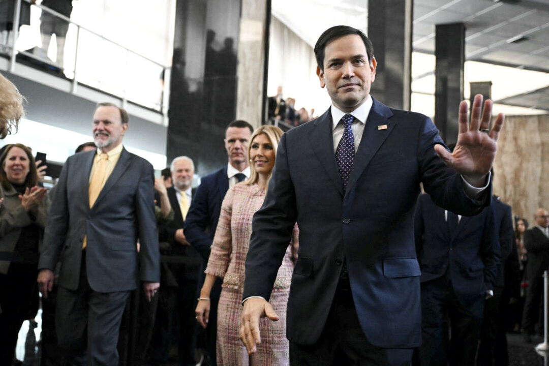 Marco Rubio Sworn In as Secretary of State, First Trump Cabinet ...