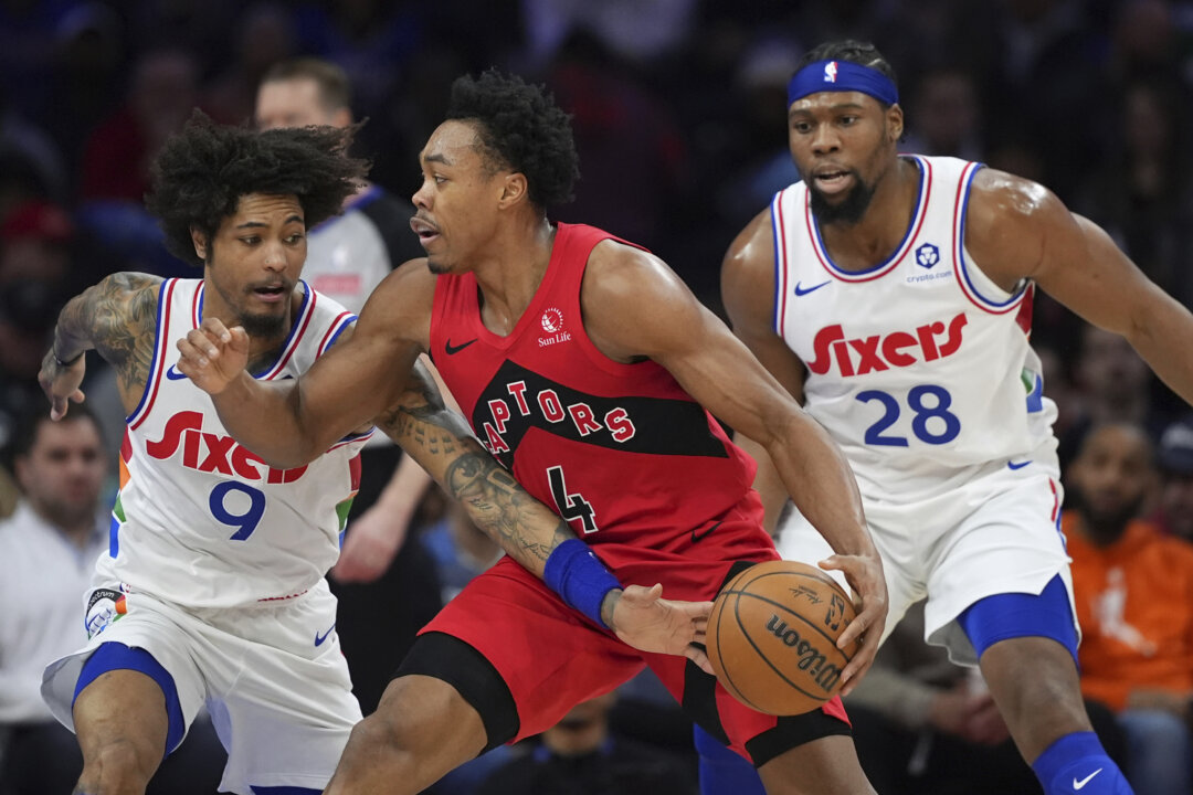 Raptors Drop 76ers to a Season-Worst 13 Games Under .500 With 106–103 Victory | The Epoch Times