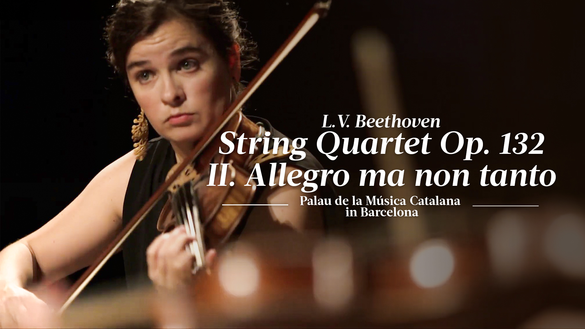 Beethoven: String Quartet Op. 132 - II. Allegro ma non tanto | Cosmos Quartet | EpochTV