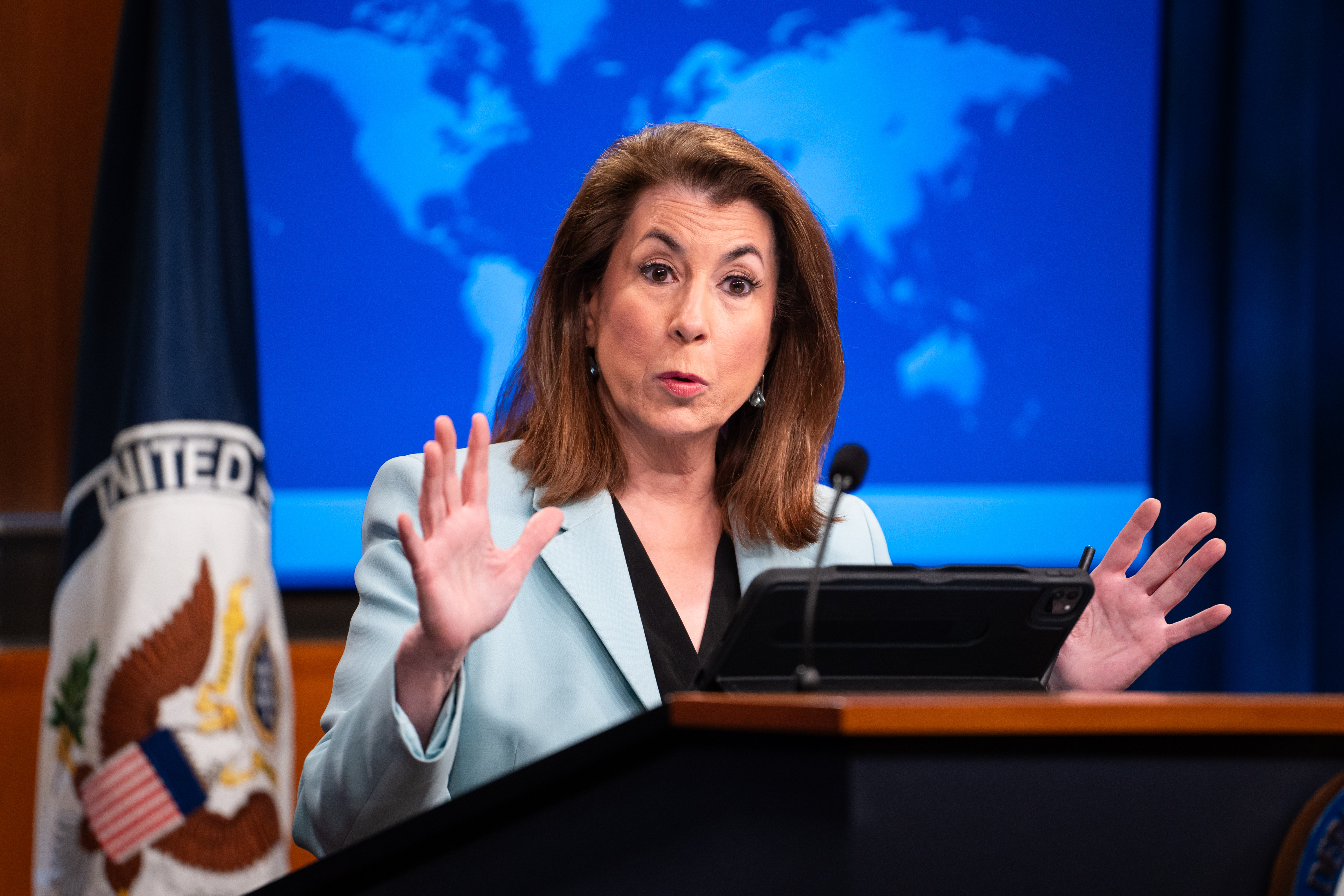 State Department Holds Press Briefing With Tammy Bruce | EpochTV