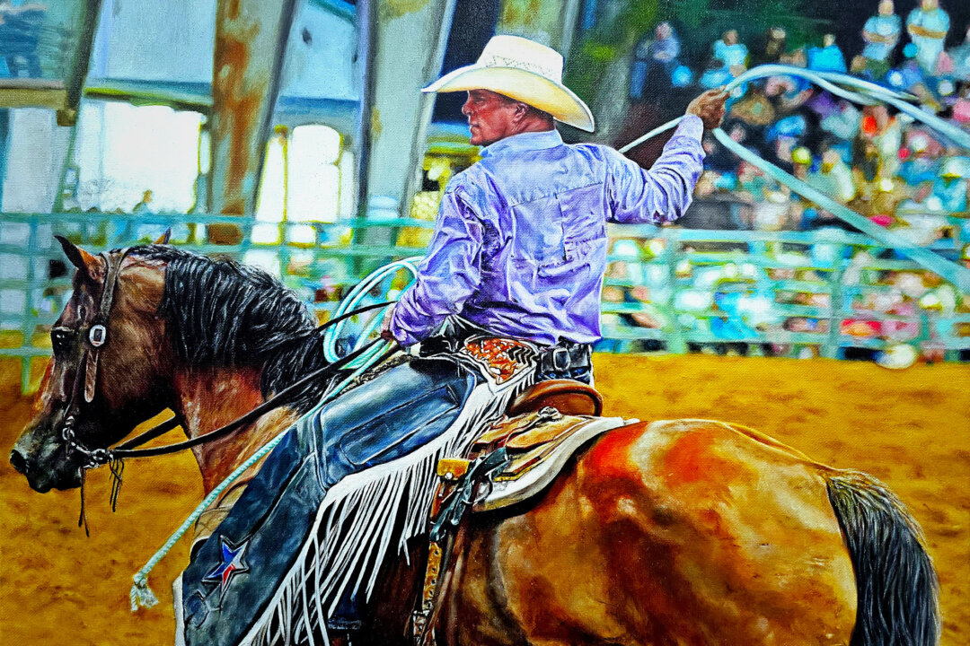 High School Artist Wins Top Houston Rodeo Award for Cowboy Painting ...