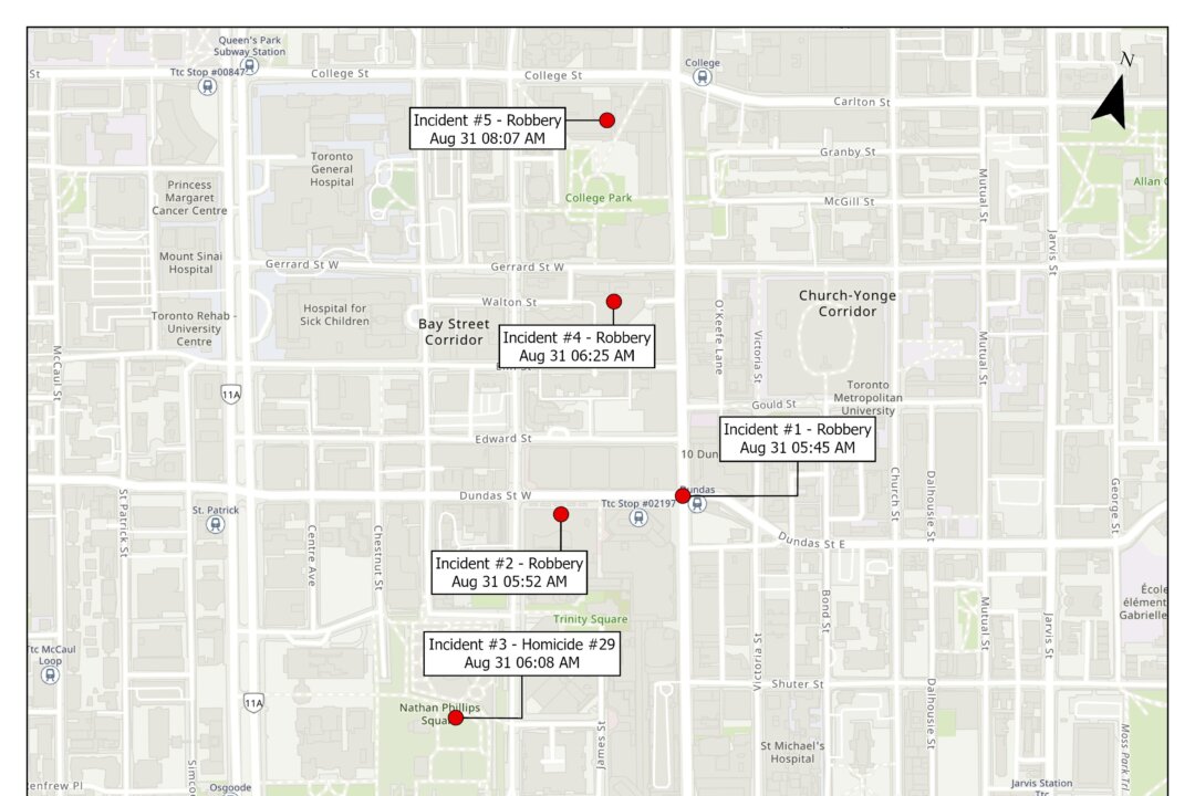 12-Year-Old Boy, Man Face Charges in Deadly Downtown Toronto Attack | The Epoch Times