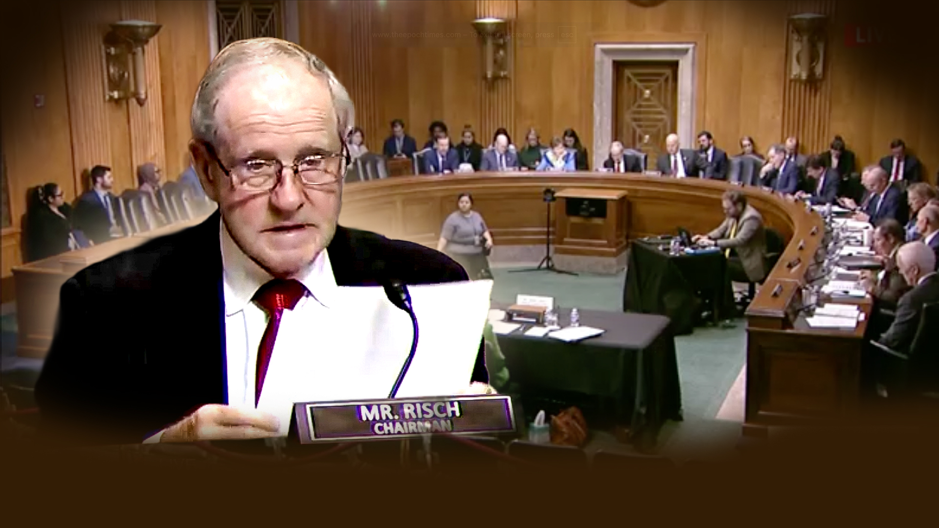 LIVE NOW: Senate Foreign Relations Committee Hearing on Taiwan Enhanced ...