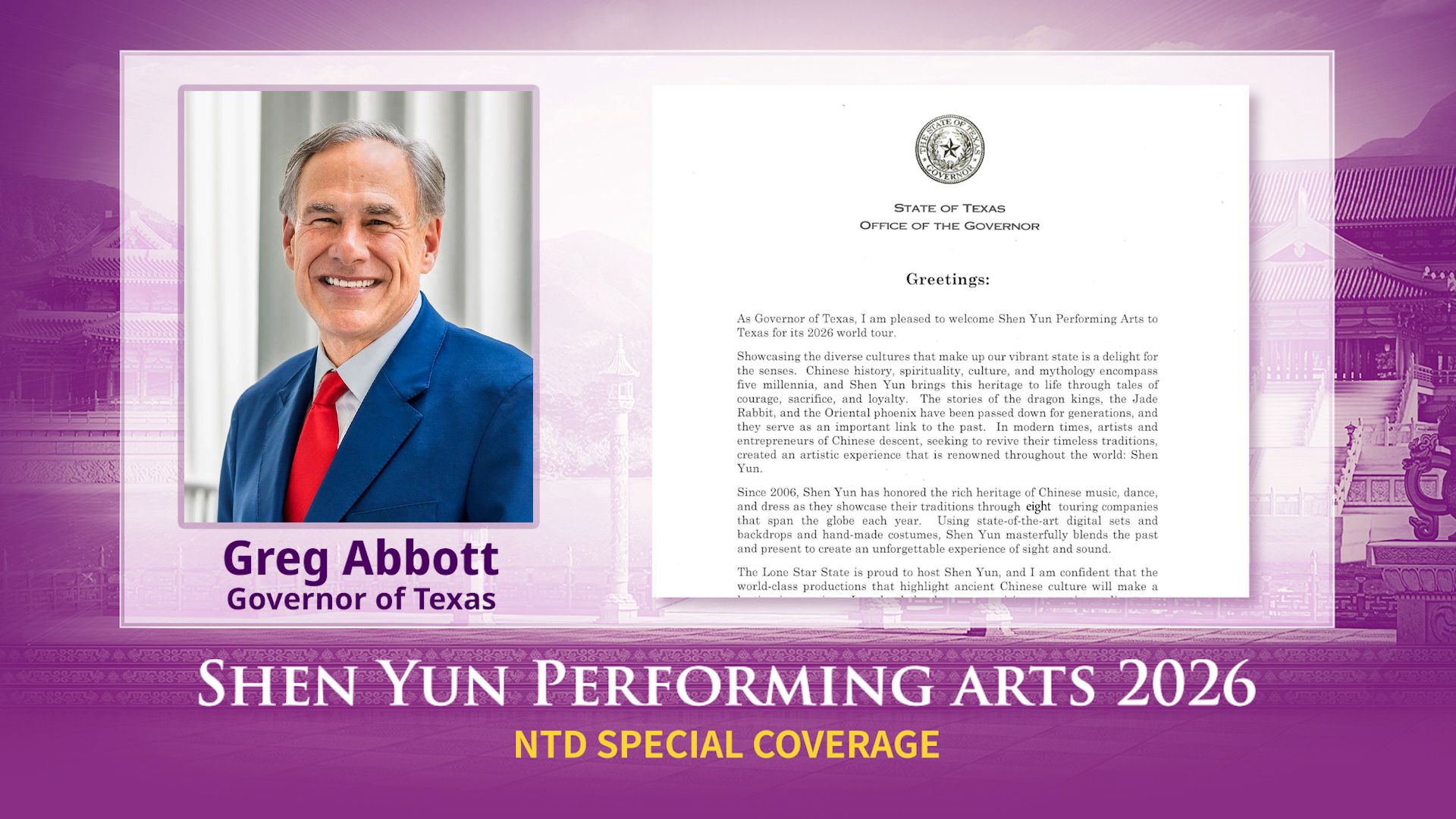 Shen Yun Governor State