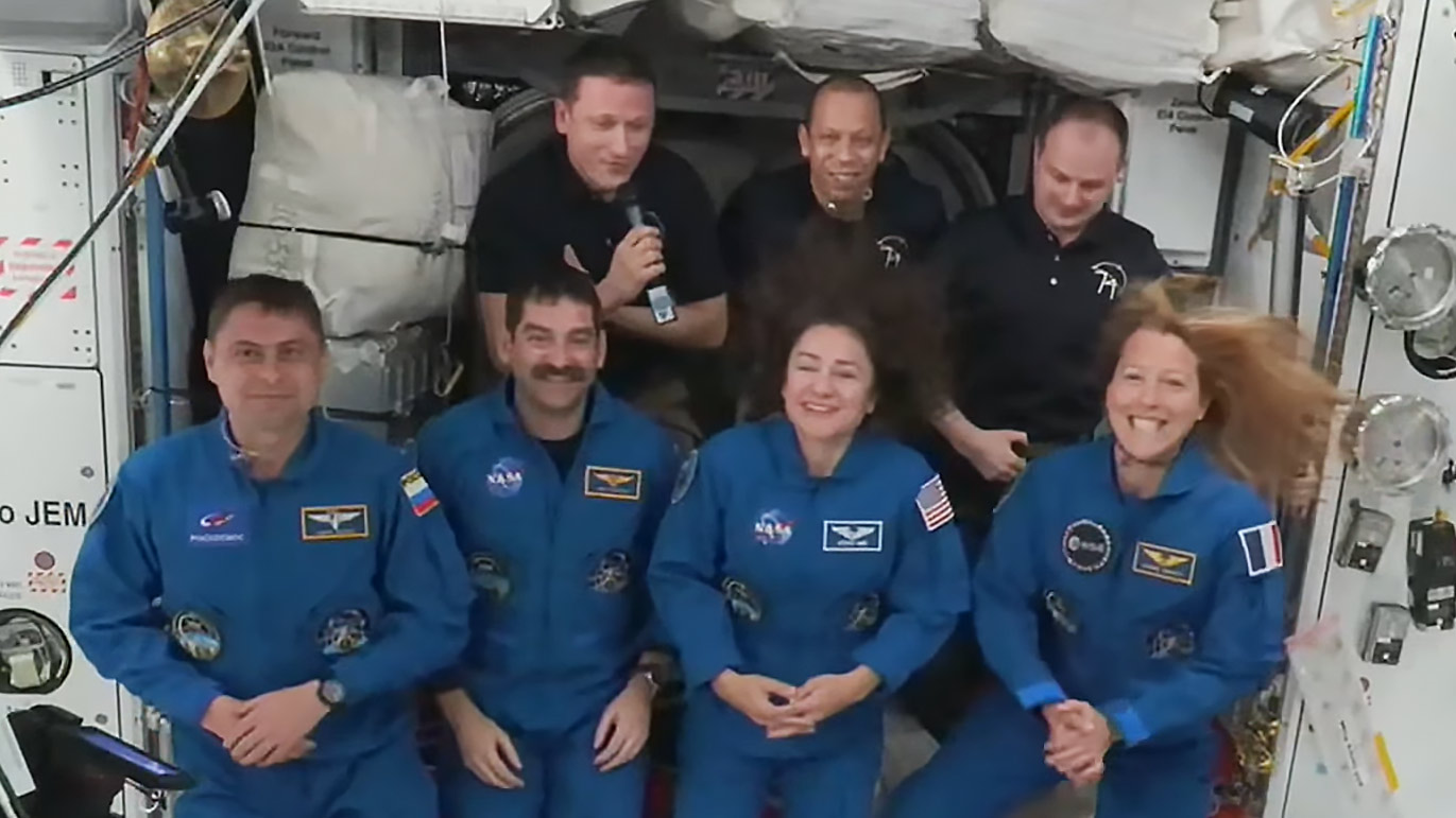 Crew-12 Arrives at ISS; SpaceX Launches Starlink Satellites on Falcon 9 ...