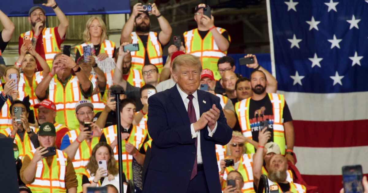 Trump Champions US Manufacturing During Mack Trucks Tour